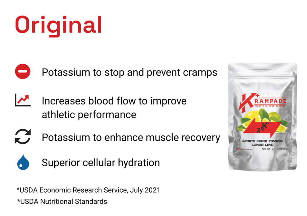 Krampade | High Potassium Electrolyte Sports Drink